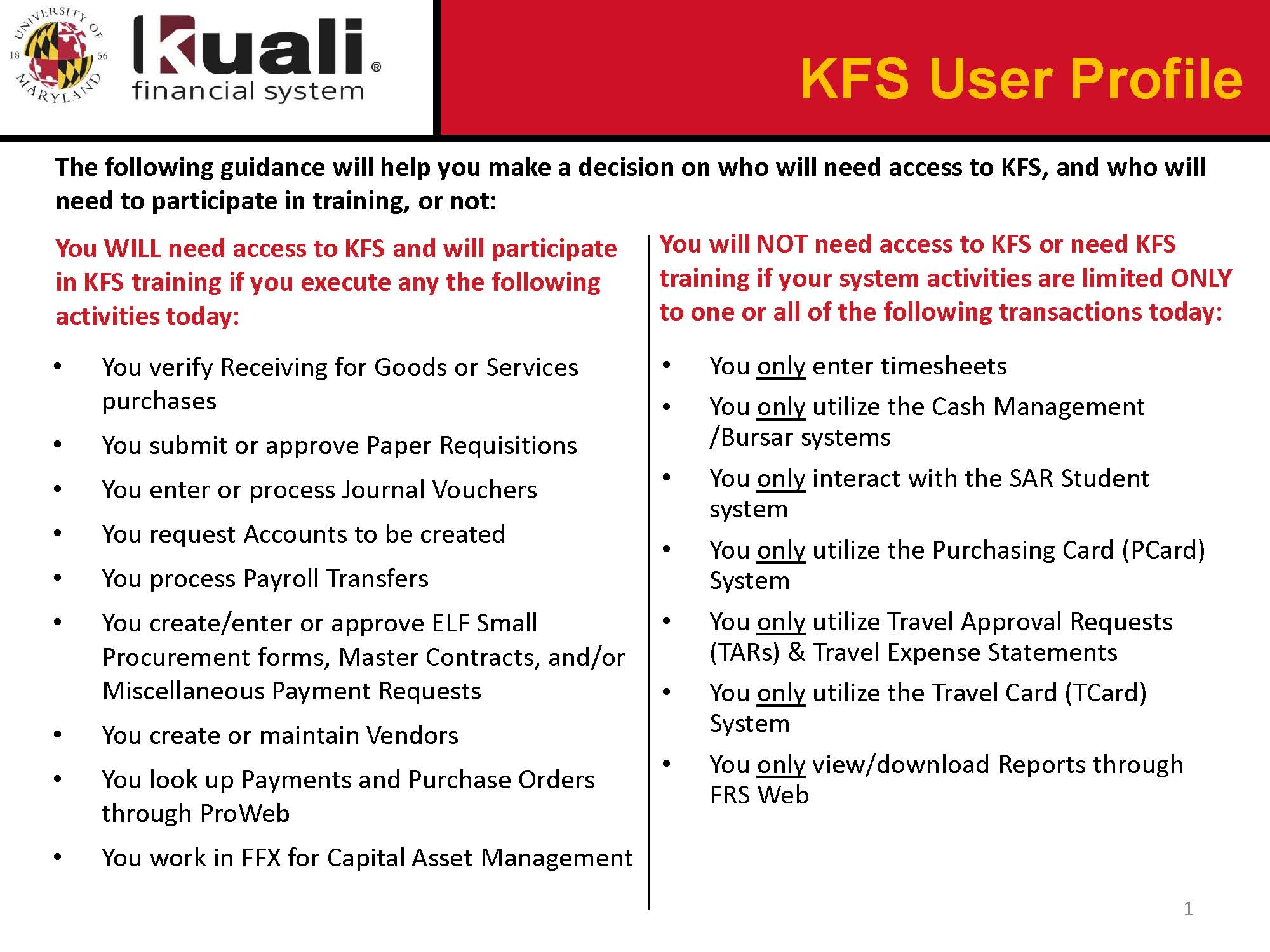 The University of Maryland | Office of the Comptroller